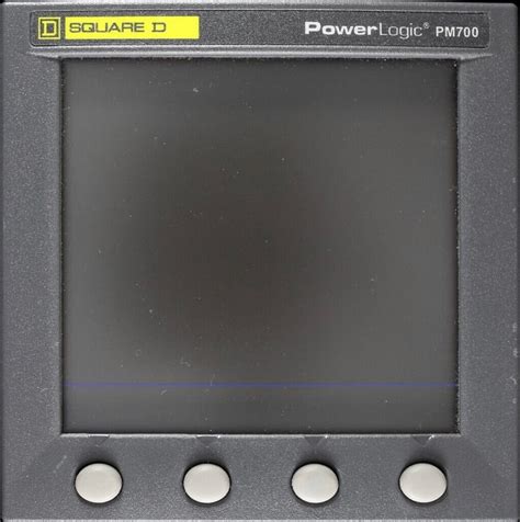 Square D Pm700 Powerlogic Power Meter With Integrated Display Icap