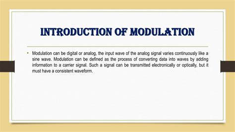 Diaha Das2790162301types Of Modulationpdf