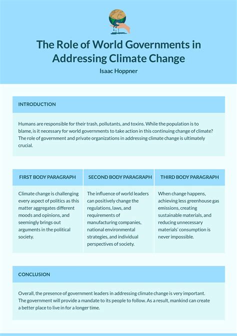 Argumentative Writing Graphic Organizer Examples