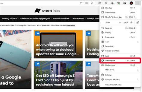 Microsoft Edge How To Use Web Select And Web Capture