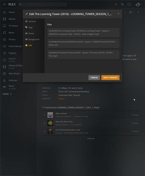 Metadata Not Being Honored Nas And Devices Plex Forum