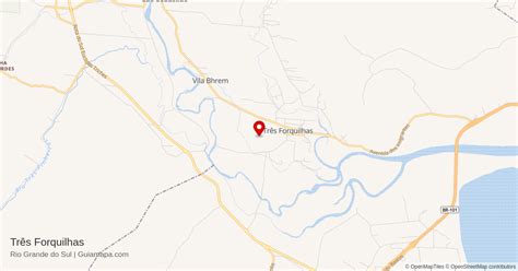 Mapa De Três Forquilhas Rio Grande Do Sul