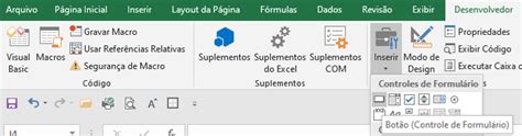 Como Criar Botão No Excel Com Macro Excel E Access