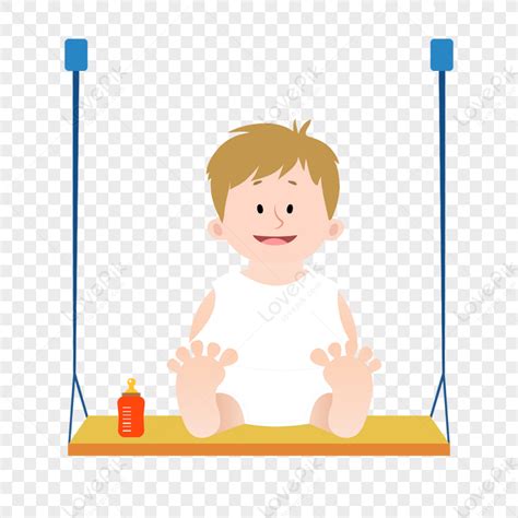 벡터 신생아 젖꼭지 젖병 그네 타기 Png 일러스트 무료 다운로드 Lovepik