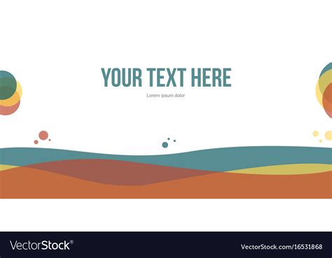 Abstract Header Website Simple Design Royalty Free Vector