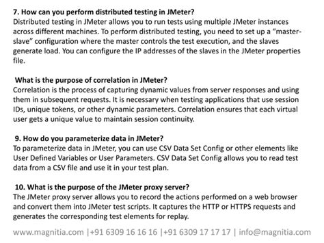 Top 20 Jmeter Interview Questions And Answers In 2023pptx