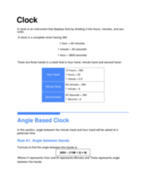 SOLUTION Logical Reasoning Clock Studypool