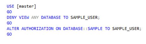 How Do I Grant View Permissions So A Sql Login Can See Only One Database Microsoft Qanda