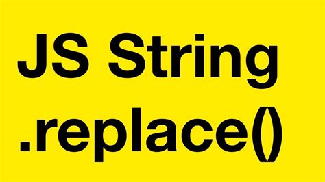 Js строковый метод Replace замена в строке с регулярным выражением Pasv Programming School
