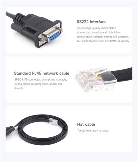 Rs232 Na Rj45 Kabl 1 8m Console Cable Malina314
