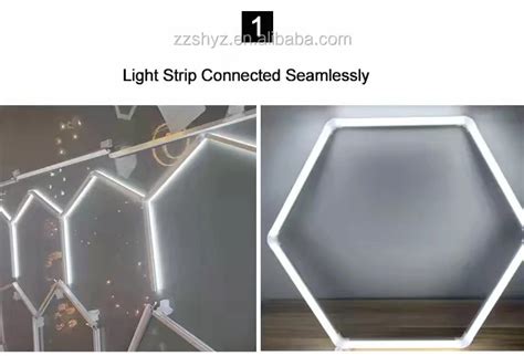Custom Rgb Hexagonal Cellular Lights Modular Hexagonal Cellular Led Lights For Auto Repair Shops