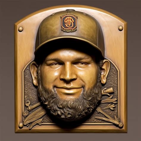 Premium Ai Image A Wooden Baseball Cap With The Letter M On It