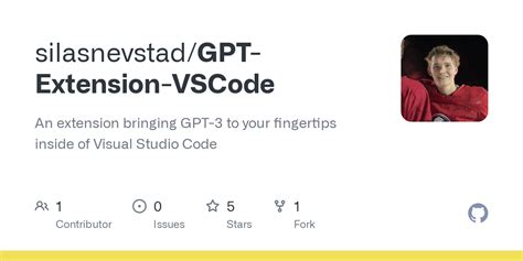 Github Silasnevstadgpt Extension Vscode An Extension Bringing Gpt 3