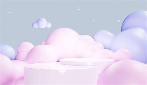 실린더 연단 어린이 또는 아기 제품을위한 기하학 스탠드와 추상적 인 다채로운 파스텔 배경 3d 렌더 0명에 대한 스톡 사진 및 기타 이미지 Istock