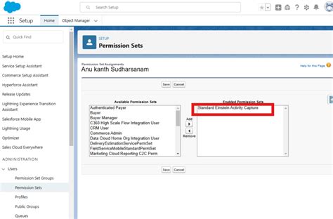 Einstein Activity Capture Setup In Salesforce