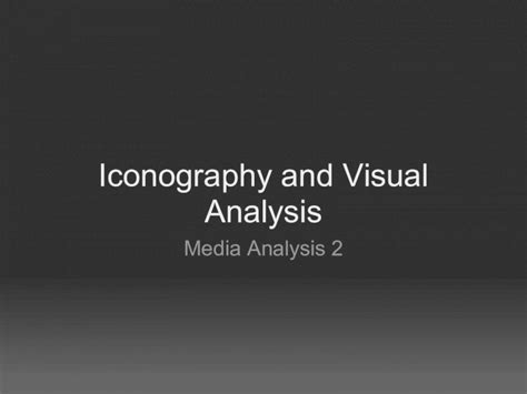 pdf media analysis 2 iconography and visual analysis pdfslide