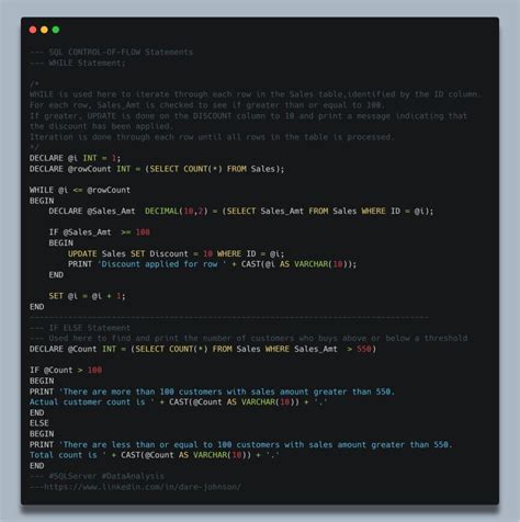Dare Johnson On Linkedin Sqlserver Dataanalytics