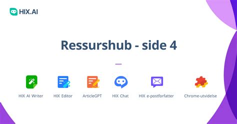 Ressurshub Hix Bypass