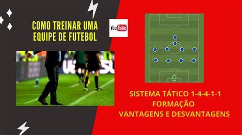Como Treinar Uma Equipe De Futebol Sistema Tático 1 4 4 1 1 Formação