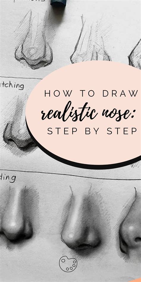 Learn How To Draw A Realistic Nose Step By Step