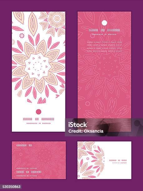 벡터 핑크 추상적임 꽃 수직타입 프페임 패턴 초대 축하글 특별 행사 0명에 대한 스톡 벡터 아트 및 기타 이미지 0명 개체 그룹 기념일 Istock