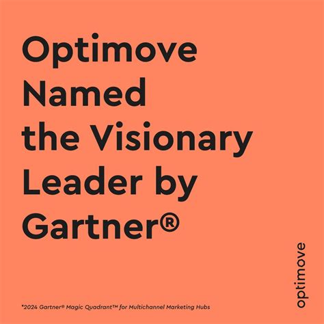 Optimove On Linkedin Optimove Named The Visionary Leader In Gartners 2024 Magic Quadrant For…