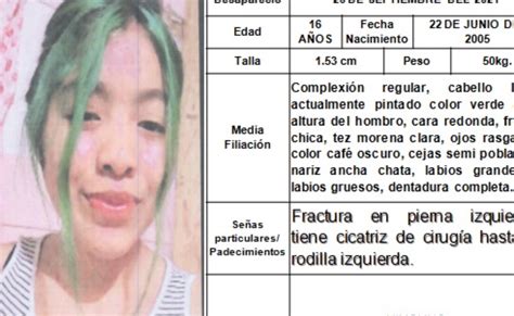 Desconocen Paradero De Jovencita De A Os De Edad