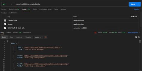 networker rest api how to use a remote authc server when processing