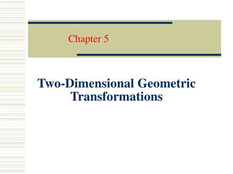 Ppt Two Dimensional Geometric Transformations Powerpoint Presentation Id 4766047