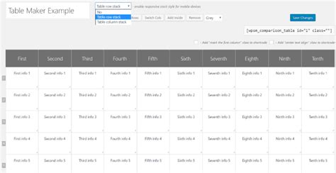 How To Create Responsive Tables In Wordpress