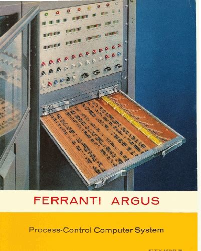 ferranti argus process control computer system 102646234 computer history museum