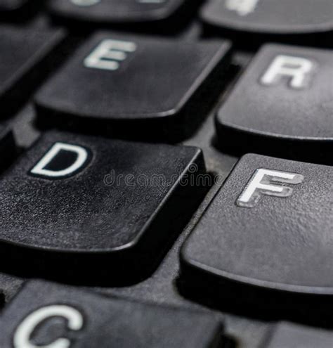 Black Computer Keyboard Close Up Stock Image Image Of Indication Indicium 108908267