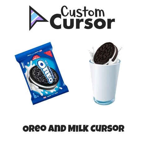 Oreo And Milk Cursor Custom Cursor