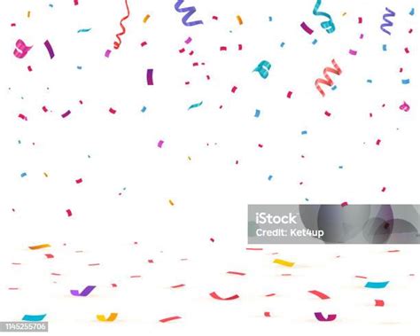 흰색 배경에 고립 된 색종이 떨어지는 색종이 생일 벡터 일러스트 개체 그룹에 대한 스톡 벡터 아트 및 기타 이미지 개체 그룹 떨어짐 생일 Istock