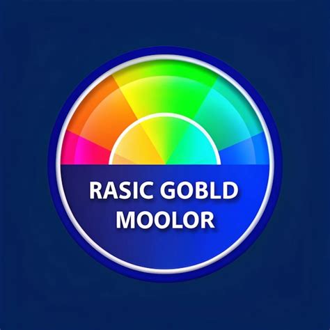 Rainbow Colored Circle Segments Premium Ai Generated Image