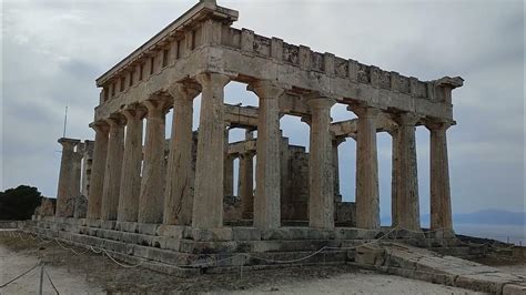 Храм Афины Афайи Остров Эгина Греция Youtube