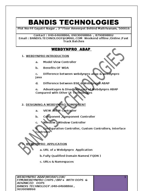 Webdynpro Content S Pdf Class Computer Programming Constructor