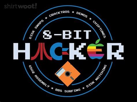 8 Bit Hacker From Woot Day Of The Shirt