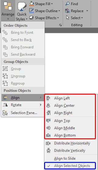 Align Shapes In PowerPoint For Windows