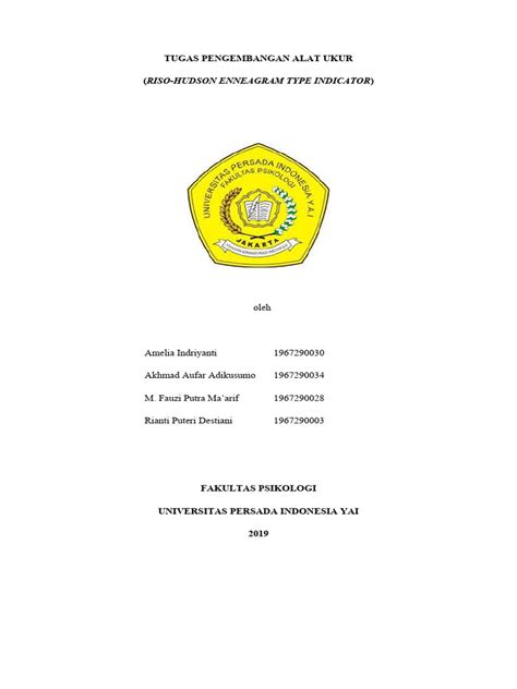 Enneagram Type Test Pdf