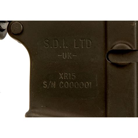 Deactivated Rare Sdi Xr15 Ar15 Assault Rifle With Full Working Action Old Spec Type Deactivation