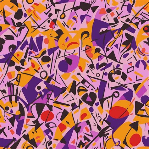 Premium Vector An Abstract Geometric Seamless Pattern