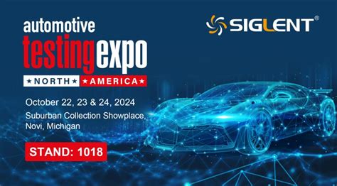 Siglent Automotivetestingexpo Siglent Exhibition Automotive Measurement Siglent