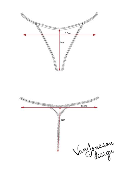 How To Grade A G String Pattern — Van Jonsson Design