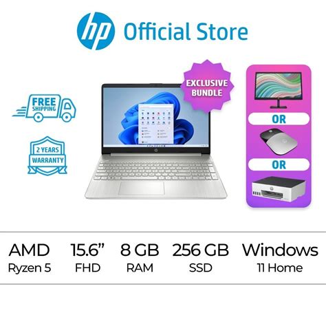 Hp Laptop Inch Ryzen Gb Ddr Promo Bundle With Monitor Or Printer Or Mouse