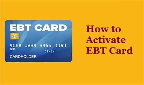 How To Activate EBT Card EBT Card Activation Guide Sweepstakesbible Blog