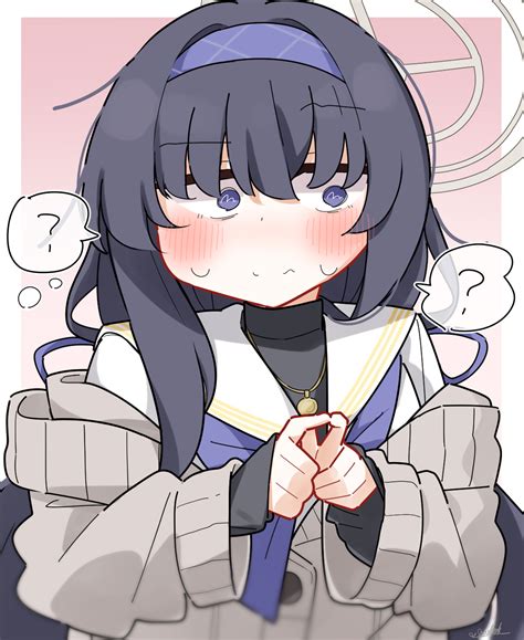 Ui Is Nervous But Why By Dash B R BlueArchive