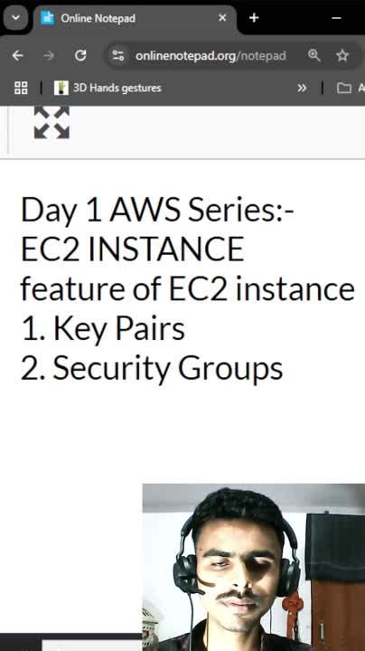 Vaibhav Patil On Linkedin Aws Ec2instance Ec2 Awsservices Day1
