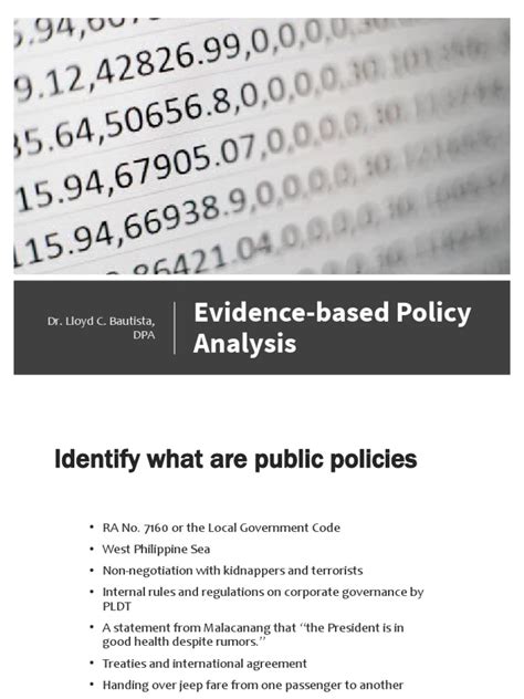 1 Policy Analysis Process Nov 2021 Pdf Policy Forecasting