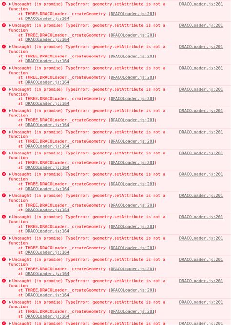 Tattribute Error When Opening Draco Compressed Glb